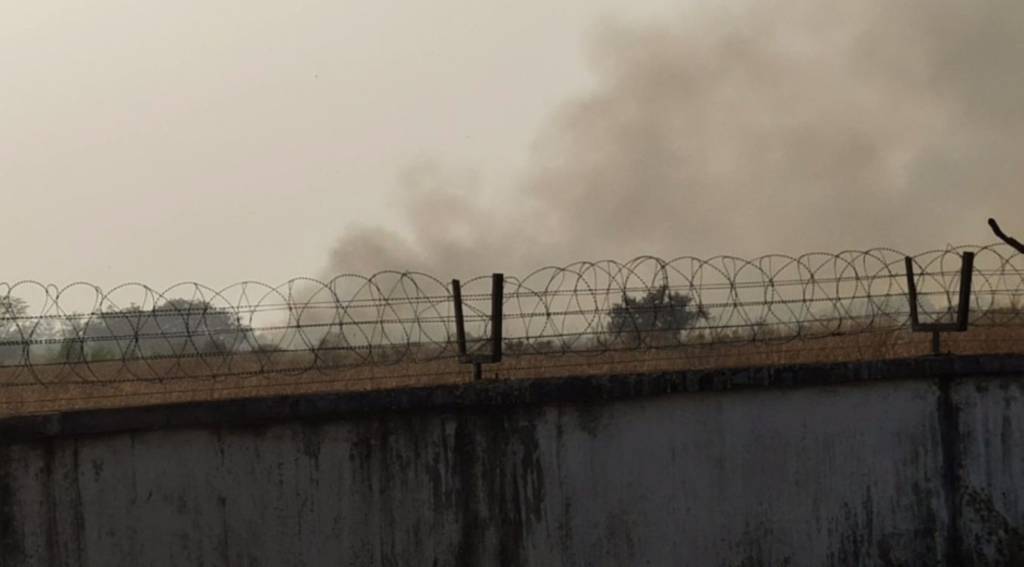 Fire Broke Out In ARC Charbatia Air Base Cuttack